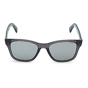 Levi's unisex adult Lv 1002/S Sunglasses, Grey/Silver Mirrored, 53mm 19mm US