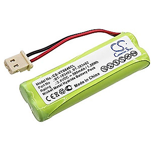 Qigenia 89-1348-01 Replacement Battery for V Tech DS6421-26 DS6421-1 DS6421-2 DS6421-4 DS6401 CS6114-2 LS6426 DS6424 LS6475-2,89-1348-01-00 BT-183482 BT183482 BT283482 Battery (500mAh/2.4V)