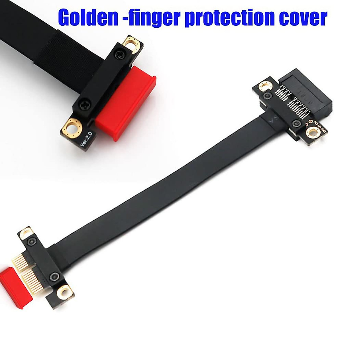 Mustpoint PCI-e PCI Express 36Pin 1X Extender Extension Cable with Gold-Plated Connector
