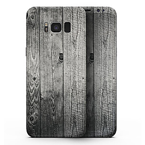 Design Skinz Design Skinz Dark Washed Wood Planks Full-Body Wrap Decal Skin-Kit for The Galaxy S8