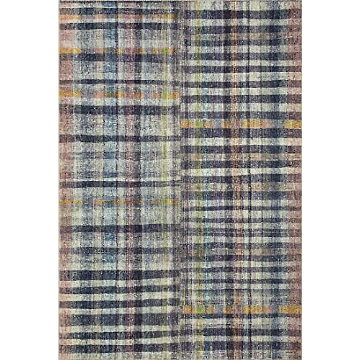 Loloi Chris Loves Julia x Humphrey Plum/Multi 7'-3" x 9'-3" Area Rug