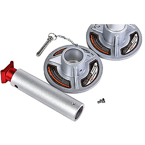 Power Zone 680065 Dual Pump Quick Lift 3 Ton Aluminum Hydraulic Racing Jack with 3 Ton Aluminum Jack Stands Combo Set,Silver,680065-A