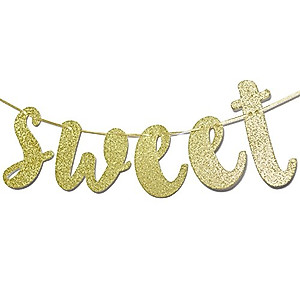 Home Sweet Home Gold Glitter Hanging Sign Banner- Welcome Home Banner, Home from War Banner, Military Welcome Home Banner, Welcome Home Sign