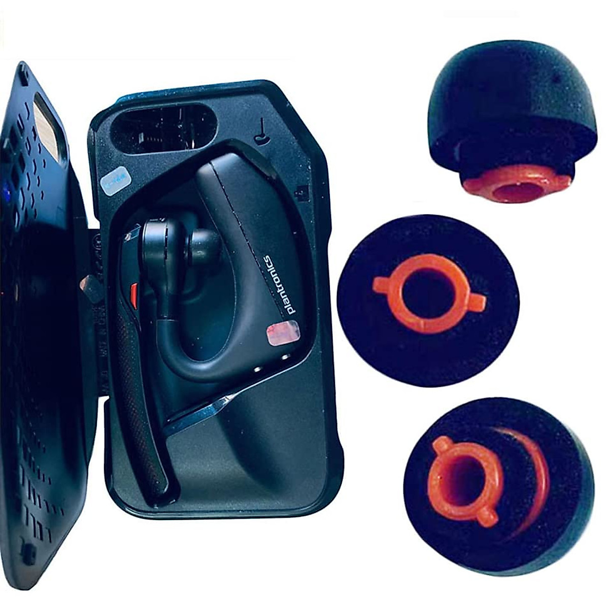 Zotech 3 Pcs Memory Foam Eartips Ear Buds Replacement Earphone Ear Tips for Plantronics Voyager 5200 & Voyager Legend Headset (S/M/L)