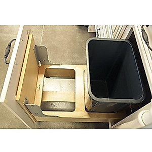 Dowell 4006 0215/0218/0221 Single/Double Waste Basket Pullout for B15/B18/B21 Cabinet (for B18 Cabinet)