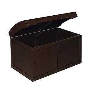 Hardwood Safety Hinge Barrel Top Toy Storage Chest
