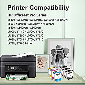MS DEER Upgraded Compatible 88 Ink Cartridges Replacement for HP 88 XL High Yield for OfficeJet Pro K550 K5400 K8600 L7000 L7500 L7550 L7600 Printer (3 Black, 1 Cyan, 1 Magenta, 1 Yellow) 6 Pack
