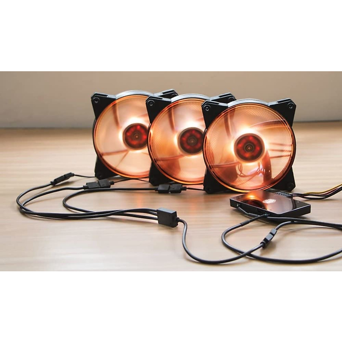 Cooler Master R4-ACCY-RGBS-R2 1-to-3 RGB Splitter Cable for LED Strips, RGB Fans, 5pcs 4-Pin Header Computer Cases, CPU Coolers and Radiators RGB Fans