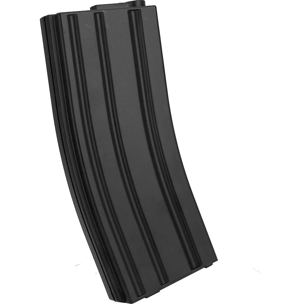 Evike Airsoft - 6mmProShop 140rd Mid-Cap Mag for M4 Airsoft AEGs (Color: Black/Single Mag) - (PID: 55084)