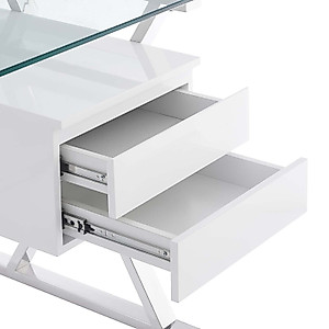 Modway MO- Desk, Console Table, White