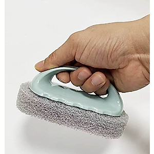 ZBXFCSH 15 Piece Griddle Cleaning Kit for Blackstone Flat Top Griddle, Grills Cast Iron Cookware, Stovetops and More, Easy to Clean on Hot or Cold Surfaces, Scraper, Pads and Handle Included