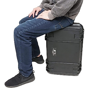 Case Club Pro Gaming Station to Fit Xbox Series X or S Console. Comes with Built-in 24" 1080p Monitor, Cooling Fans. Fits Console, Controllers, & Games, which are NOT Included 1MS / 144 Hertz