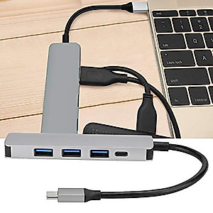 Type-C Expander, Large?Capacity Device PD Power Supply Docking Station, Multifunctional Converter for Type?C Mobile Phone Notebook Keyboard Mouse