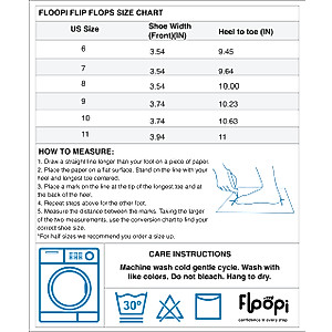 Floopi Womens Yoga Comfort Sponge Thong Flip Flop Sandals (8, Black-518)