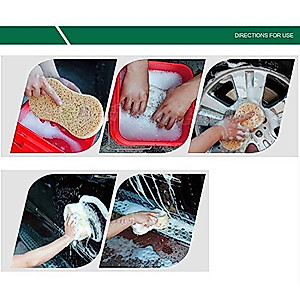 Car Wash Sponges,Large Cleaning Sponges Pad,5Pcs Size 23x11x4.5CM,Mix Colors Cleaning Washing Sponges for Kitchen with Vacuum Compressed Packing
