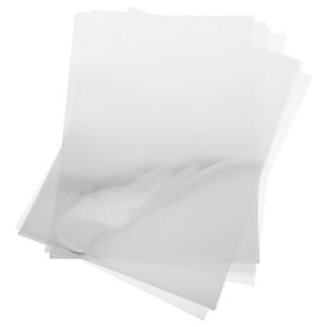 100pcs Transparent Exposure Film Photosensitive Film Seal Film Thermal Insulation Film Practical Film High Transparency Film Seal Supplies Seal Material Practical Stamp Film