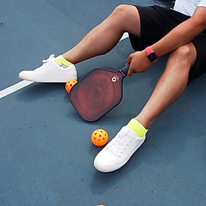 A. Anbrose Pickleball Paddle | Extra Wide Paddle Shape | USAPA Approved | Carbon Fiber Face | Polypropylene Honeycomb Core | Lightweight | Fabric Paddle Cover.… (Fiberglass, 13mm)