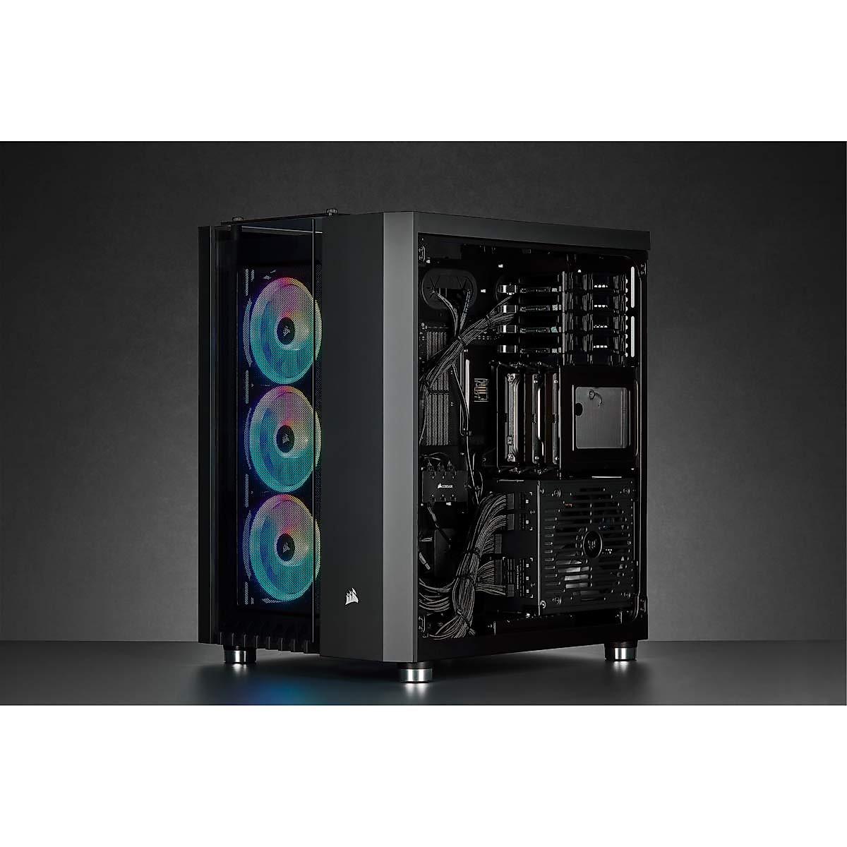 CORSAIR Crystal Series 680X RGB High Airflow Tempered Glass ATX Smart Case, Black