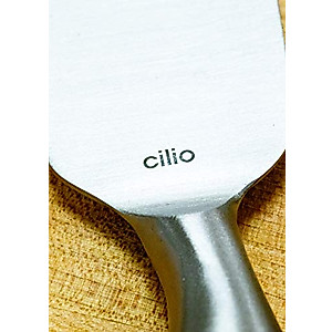 Cilio Piave Brushed Stainless Steel Cheese Knife in Wooden Box, Set of 4