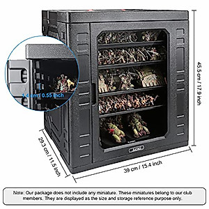 Jucoci Miniatures Storage Case Miniatures Transport Case