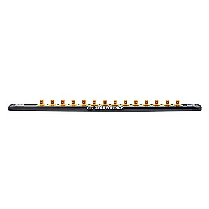 GEARWRENCH 1/4" Drive Magnetic Socket Rail Includes 14 Clips - 83126