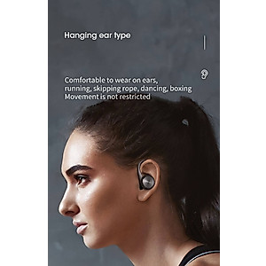 Acuvar Fully Wireless Bluetooth 5.0 Rechargeable New Sports Active Earbud Headphones with Smart Charging Case (Black)