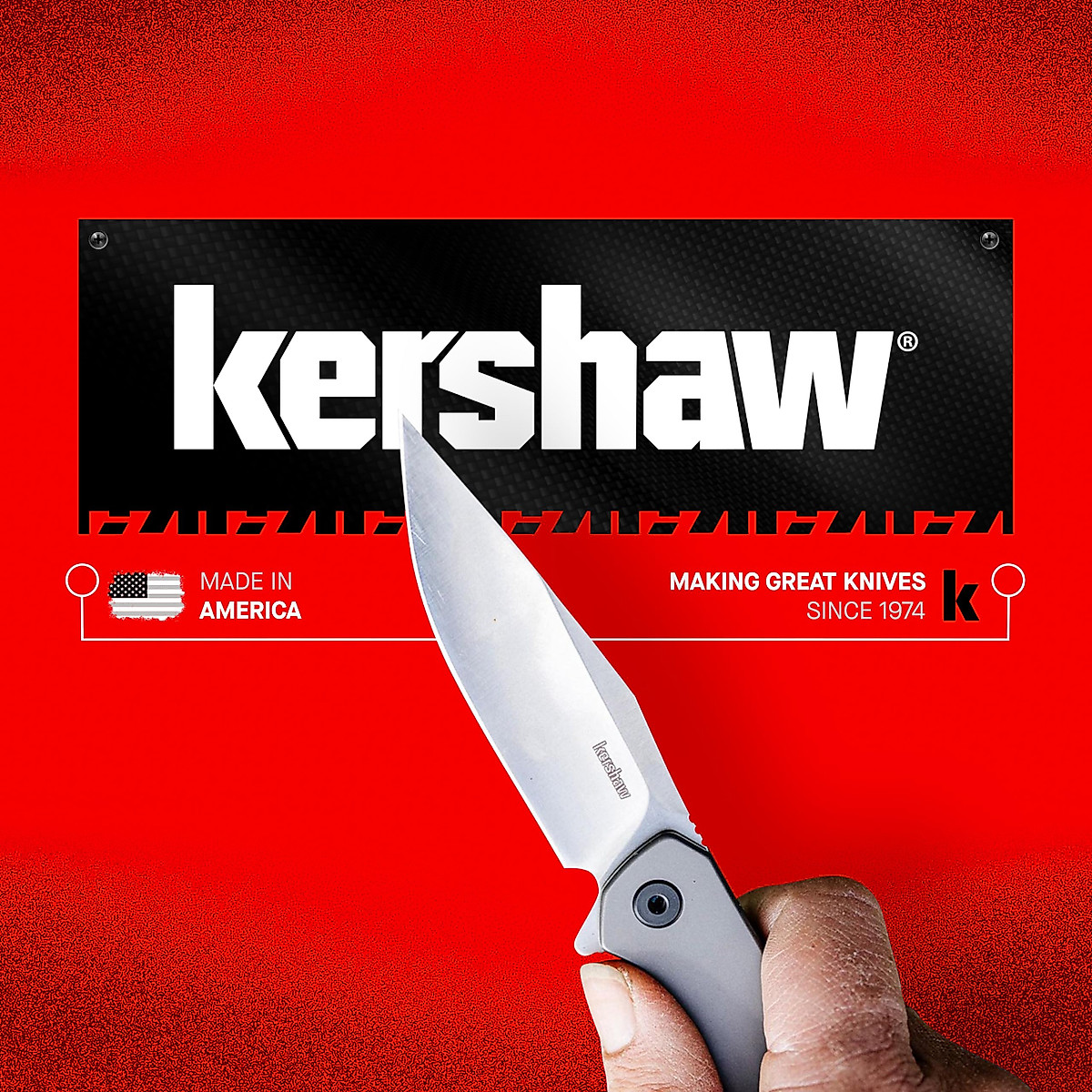 Kershaw Blur Olive and Black Pocket Knife, 3.4” Stainless Steel Blade with Assisted Opening, Olive Aluminum Handle with Deep-Carry Pocketclip, Small Folding Knife