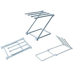 WHZAZGW Home Kitchen Countertop Dishcloth Drying Rack Foldable Kitchen Rag Rack, Towel Bar Rack, Desktop Waterlogging Rag Holder