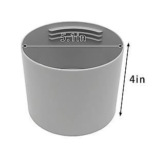 MQIDLFE Portable AC Coupler Thread Portable A/C AC Air Conditioner Exhaust Hose Couple 5inch (130mm) AC Hose Coupler Coupling Extension