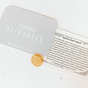 The Adventure Challenge Blind Dates Deluxe Edition, 30 Conversation Starters Plus 30 Scratch-Off First Dates, Online Dates, Date Night Ideas for First Dates and New Couples