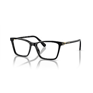 SWAROVSKI SK2015 Prescription Eyewear Frames, Black/Demo Lens, 51 mm