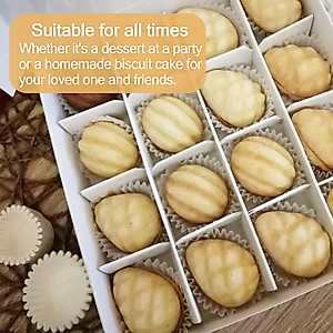 puphutu Cupcake Liners 100 Pcs Paper Muffin Liners for Baking White Cupcake Wrappers for Wedding Standard Size