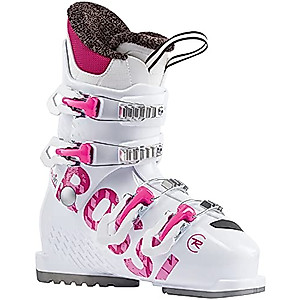 Rossignol Fun Girl 4 Ski Boots, Girls, White, 25.5