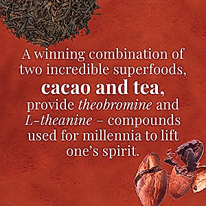 The Republic of Tea - Theo and Thea Bananas Foster Full-Leaf Black Tea, 14 Pyramid Sachets, Low Caffeine