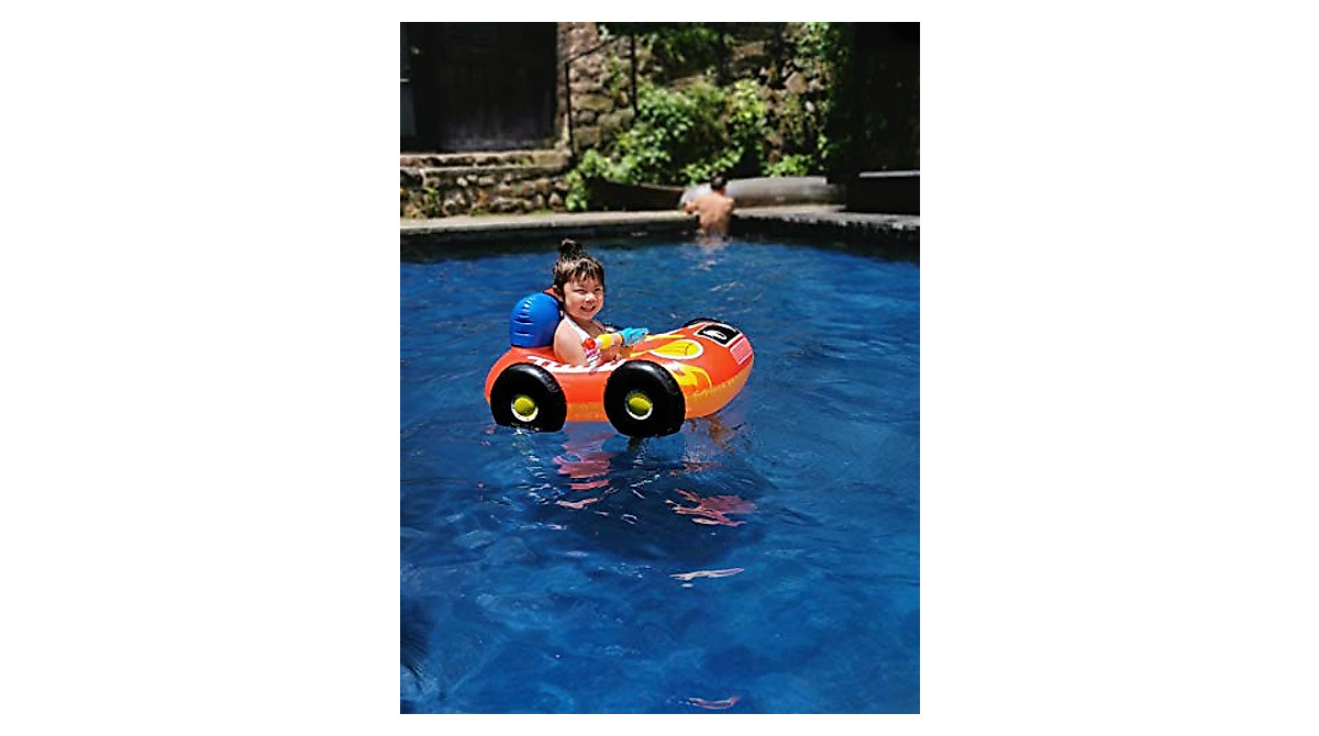 Big Summer Inflatable Fire Boat Pool Float for Kids