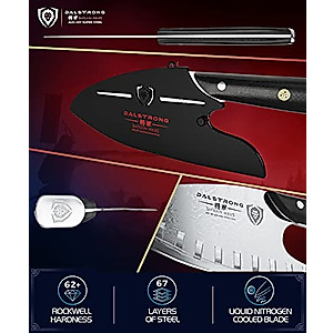 Dalstrong Guardian Chef Knife - 8 inch - Shogun Series ELITE - Ergonomic Design - Limits Fatigue - Japanese AUS-10V Super Steel Kitchen Knife - G10 Handle - w/Sheath