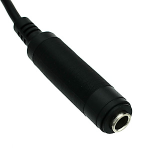 CableWholesale 1/4 Inch Mono Extension Cable, 6 feet 1/4" Male to 1/4" Female Plug for Electric Instruments (Guitar, KeyBoard, Amplifier, Speakers, Synthesizers)