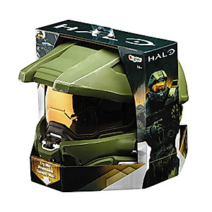 Disguise mens Master Chief Adult Full Helmet Accessory costume weapons and armor, Green, One Size US