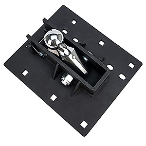 Folding Ball Gooseneck Hitch 61052 30,000 lbs Compatible with Chevrolet Silverado/GMC Sierra/Ford/Dodge Ram and Other Models Black 2-5/16 Inch Ball