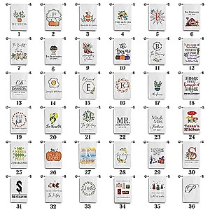 MYETCHEY Custom Dish Towel | 32" x 12" Personalized Kitchen Towel | Housewarming Gift | Wedding Gift | Personalized Dish Towel | Housewarming Gift