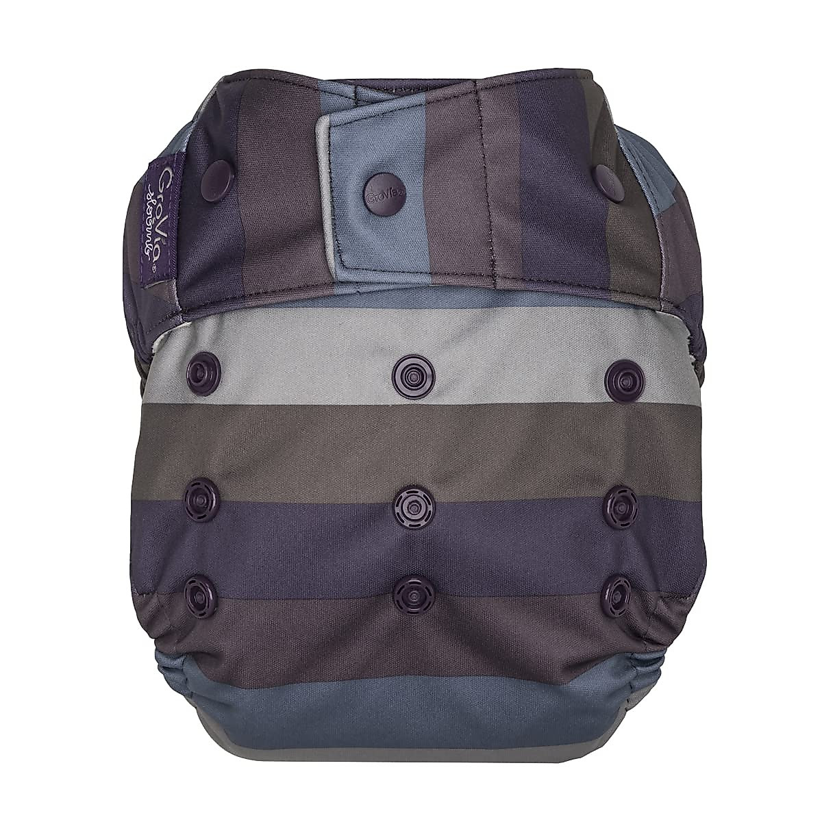 GroVia Hybrid Part Time Package: 6 Shells + 12 Organic Cotton Soaker Pads (Color Mix 4 - Snap)