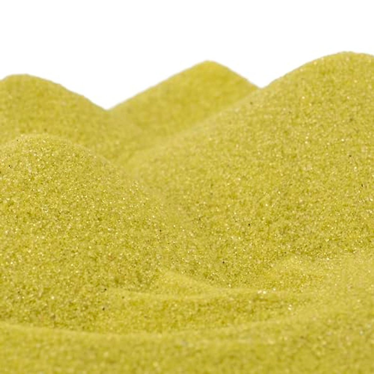 ACTIVA Bright Yellow Scenic Colored Sand, 25lb (11.3kg) | Vibrant, Fine Grain Colorfast Sand for Arts & Crafts