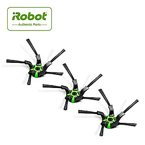 iRobot Authentic Replacement Parts-Roomba s Series Corner-Sweeping Brush, (3-Pack) Robot Vaccum Accessory, Black
