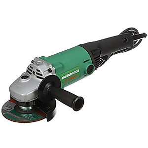 Metabo HPT Angle Grinder, 5-Inch, 11-Amp Dust-Resistant Motor, Trigger Lock-On, 10,000 RPM, Compact & Lightweight Design, 1-Year Warranty (G13SC2)