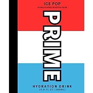 Prime Hydration Composition Notebook: 110 Pages, Large Print notebook, Teacher , School, Ice Pop