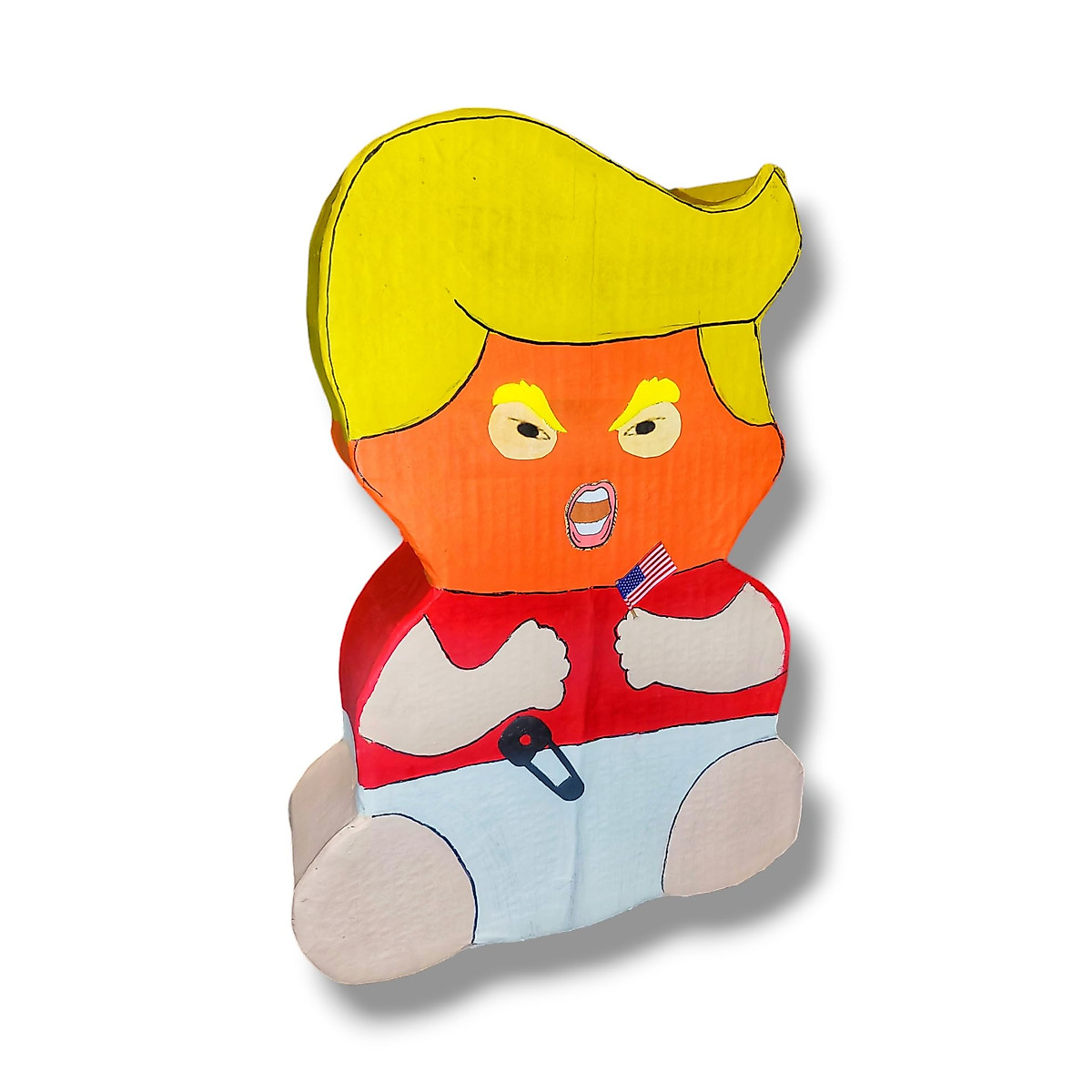 CTT Political Piñata - Baby Trump Large Decoration for Birthday Parties, Cinco de Mayo, Graduation & More, Adults, Baby Trump