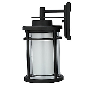 Home Decorators Collection, DW7178BK, LED Outdoor Black Medium Wall Light