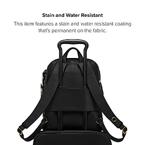 TUMI Voyageur Halsey Backpack - Black/Gold