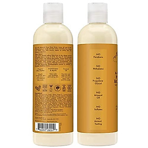 SheaMoisture Body Lotion 2-Pack – Raw Shea Butter Hydrating Moisturizer w/Frankincense and Myrrh, Gifts for Women, 13 Oz Ea