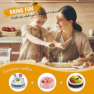 WATHFKCU 50PCS Thicker 10 Inch Cake Boards Round White Circle Cardboard Base Food-Grade Grease Proof Disposable Cardboard Cake Plate